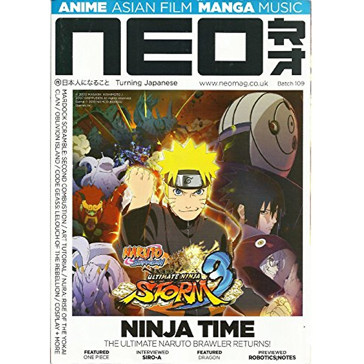 NEO, ANIME ASIAN FILM MANGA MUSIC, ISSUE, 109 (LUFFY AND CREW HIT THE UK AT LAST