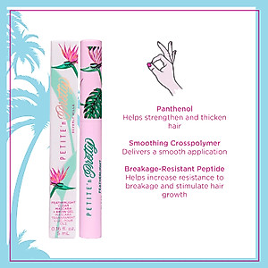 Petite 'n Pretty Featherlight Clear Mascara and Brow Gel - Makeup for Kids, Tweens and Teens - Dual Purpose Clear Finish for Brows and Lashes - Non-Toxic & Made in the USA