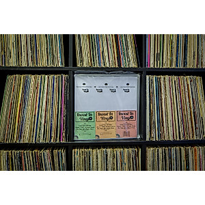 100 LP Sleeves Combo Pack (50 3 mil Outer & 50 Master Inner Sleeves) 33 RPM 12" Vinyl Record Sleeves Provide Your LP Collection with The Proper Protection - Invest In Vinyl