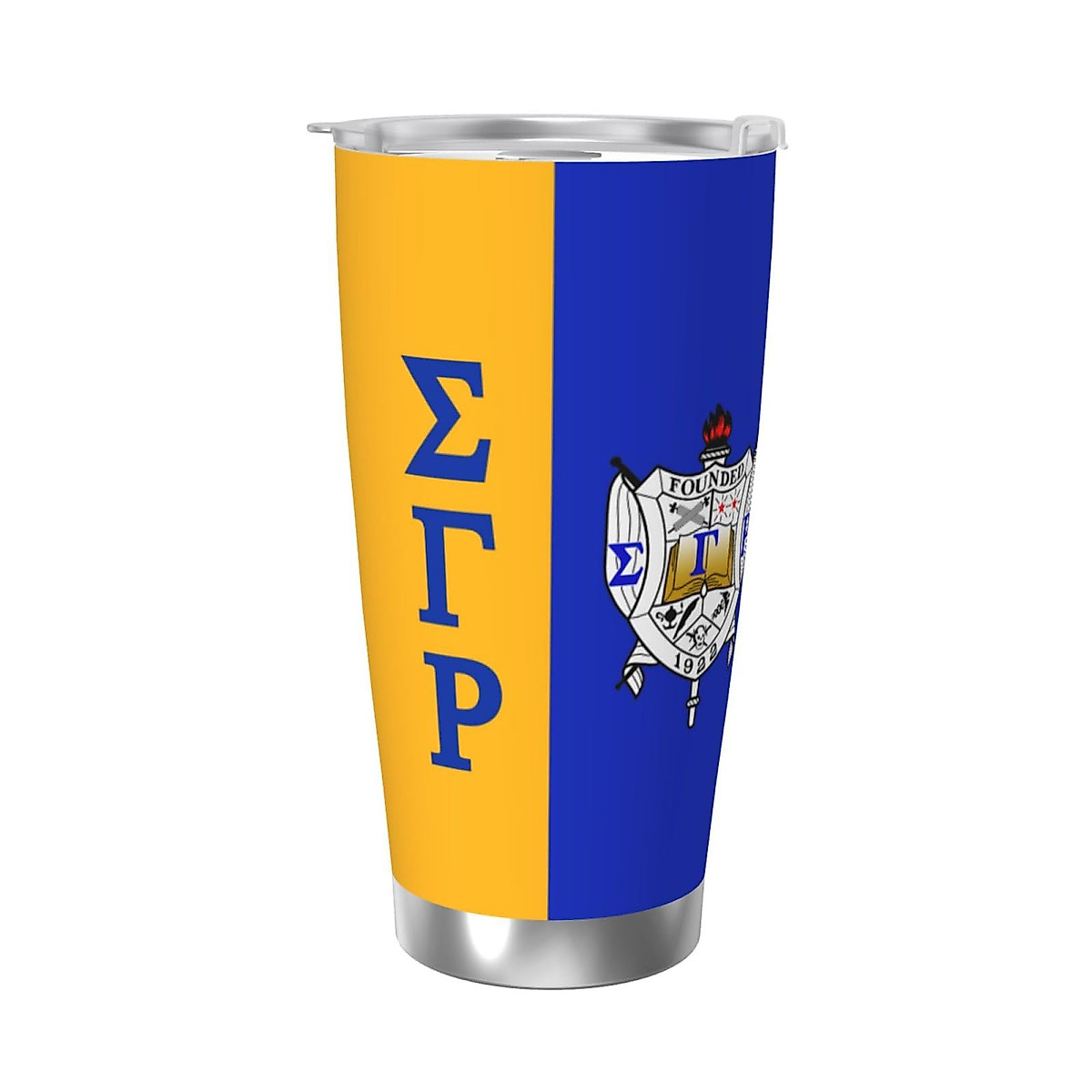 Sigma Gamma Car Cup Rho sorority paraphernalia Insulation Tumbler Reusable Stainless Steel Coffee Mug 20oz