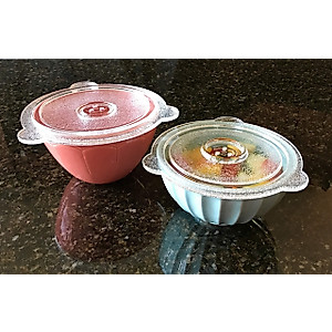 Cuchina Safe 2-Piece Vented Glass Microwave Safe Lids and Bowl Covers Set; Perfect Lid for Bowls, Mugs, and Pots (8 inch and 9 inch)