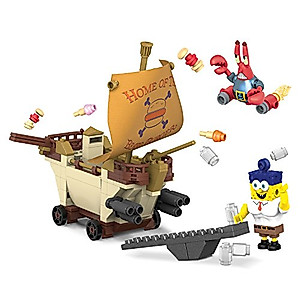 Mega Bloks SpongeBob Burgermobile Showdown Building Set