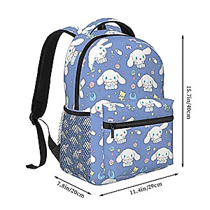 DIEZ Cinnamoroll Backpack Waterproof Large Capacity Animation Leisure Backpack Cute Women Travel Backpack