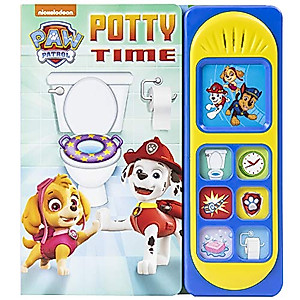 PAW Patrol Chase, Skye, Marshall, and More! - Potty Time - Potty Training Sound Book - PI Kids (Play-A-Sound)