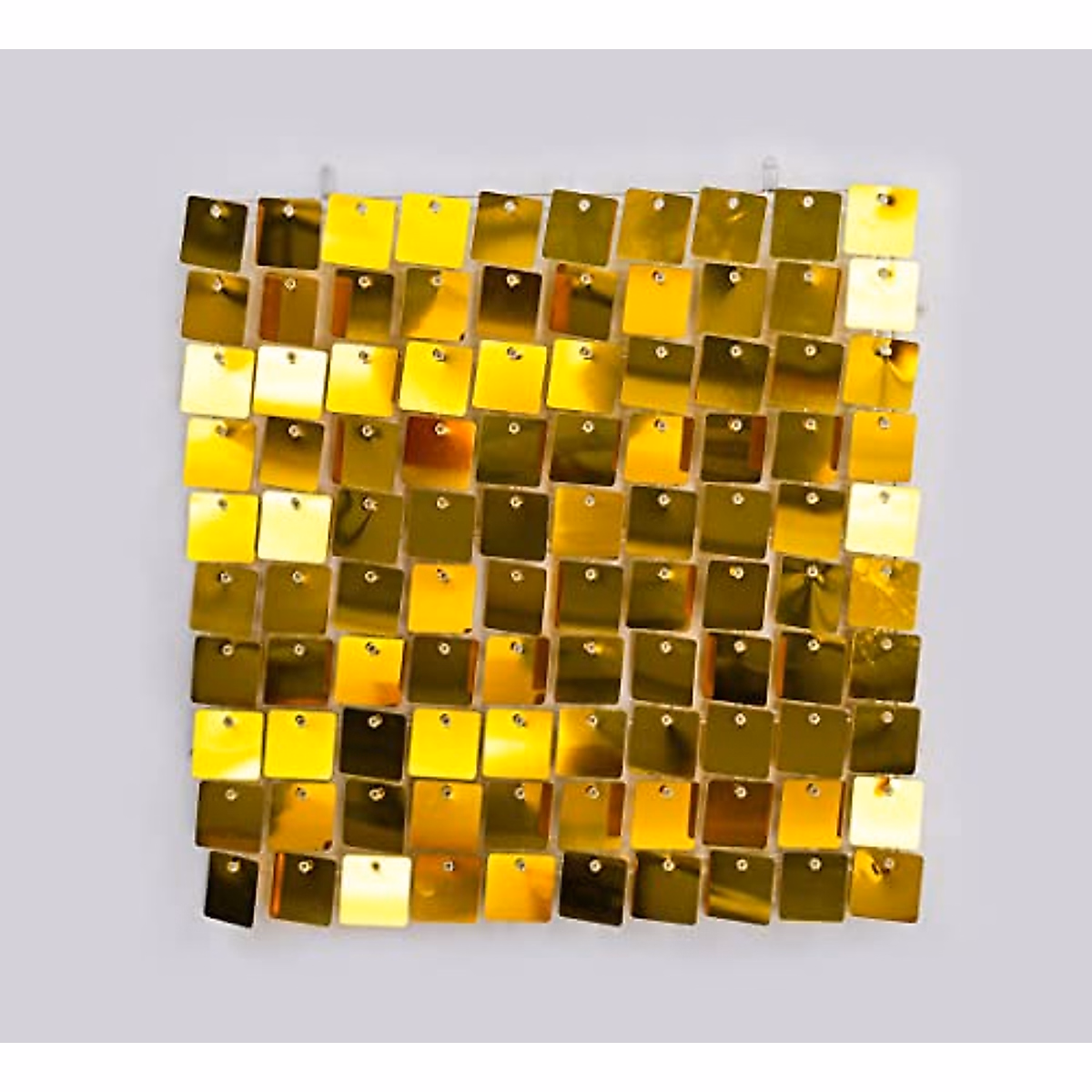 BannerBuzz Shimmer Panel Backdrop, Made of Premium Quality Plastic (Gold, 6' W X 8' H)