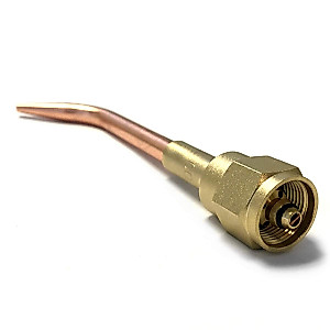 COREONE WELDING Brazing Nozzle Tip Used With Oxygen Acetylene Fuel for Victor 100 Series Size #00 COR 100-W-00