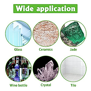 Glass Cutting Disc for Angle Grinder, Green Thin Saw Blade Wheel Glass Ceramic Cutting Tool 4 inch Ultra-Thin Diamond Saw Blade Wheel (3 Pcs)