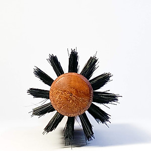 ZilberHaar Beard Straightening Brush Bundle - Regular Brush + Round Styling Brush + Sandalwood Beard Comb