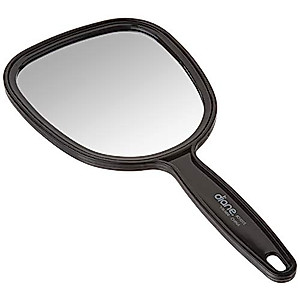 Diane Plastic Handheld Mirror – Vanity Oval Mirror with Hanging Hole in Handle – Small Size (5” x 11”) for Travel, Bathroom, Desk, Makeup, Beauty, Grooming, Shaving, D1015