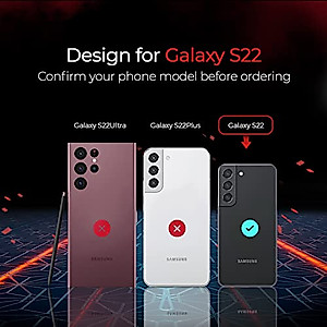 MOTIVE Samsung Galaxy S22 Case | Designed in New York - Heavy Duty Protective Case | S22 Shockproof Case, Dustproof, Quad Layer Hard Protective | Screen-Camera Bezel Protection, 6.1" | Bunker