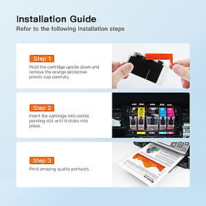 E-Z Ink (TM) Compatible Ink Cartridge Replacement for Canon PGI-280XXL CLI-281XXL to use with PIXMA TR7520 TR8520 TS6120 TS6220 TS6320 TS8120 TS8220 TS9120 TS9520 TS9521C Printer (15 Pack)