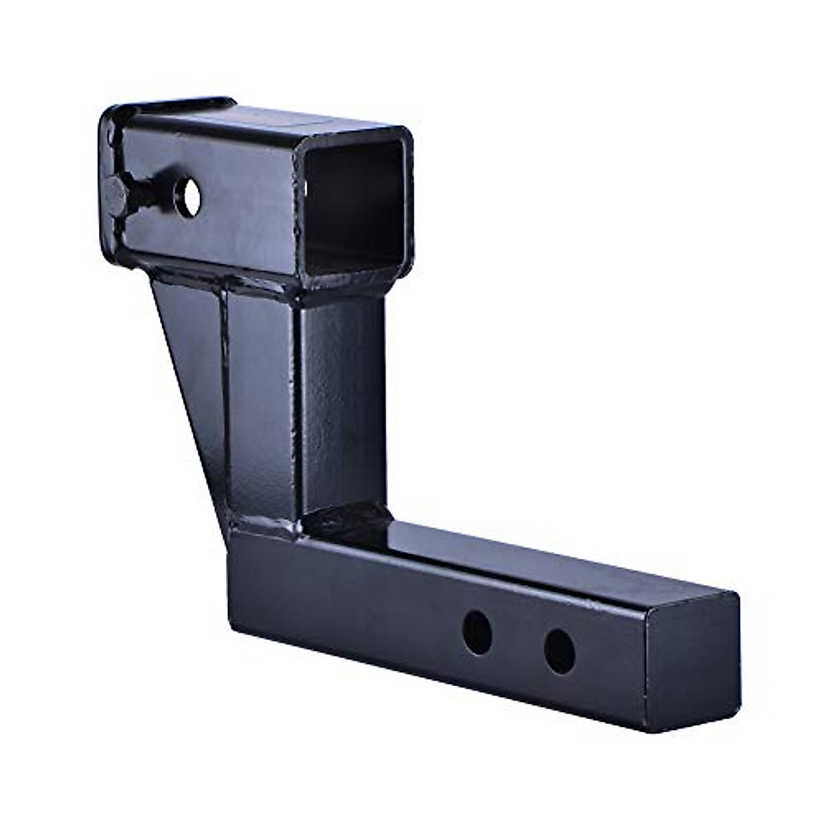 Towever 84123 Trailer Hitch Extender with 6.25" Drop/Rise, 9" Extension, Hitch Riser Solid Tube (GTW/TW 5000/500 LBS)