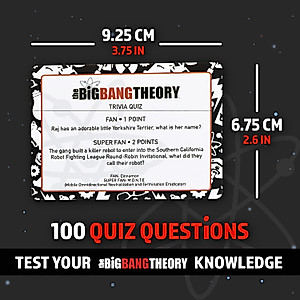Paladone Big Bang Theory Trivia Quiz - 100 Questions - Officially Licensed Merchandise