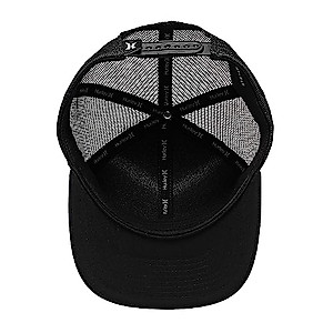 Hurley Men's League Dri-Fit Snapback Baseball Cap, Black, One Size