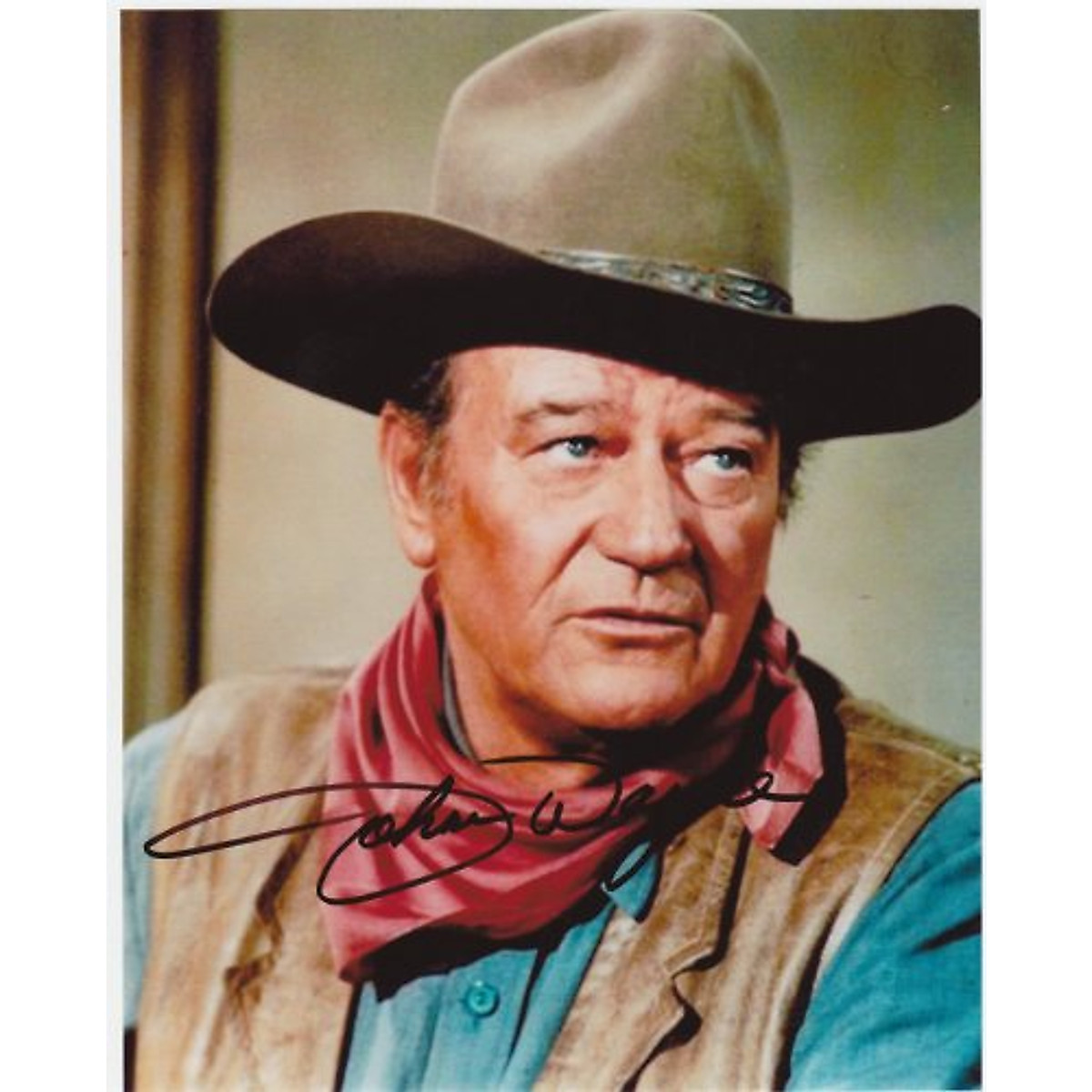 Kirkland Signature John Wayne 8 X 10 Photo Autograph on Glossy Photo Paper