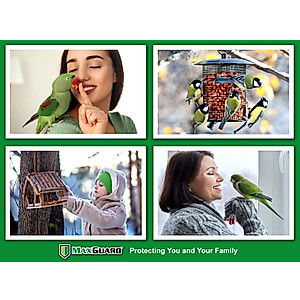 MaxGuard Birdseed Pantry Moth Traps (10 XL Pack) Extra Strength Pheromones | Non-Toxic Extra Large Sticky Glue Trap for Bird Seed Storage Areas | Attract, Trap and Kill Moths