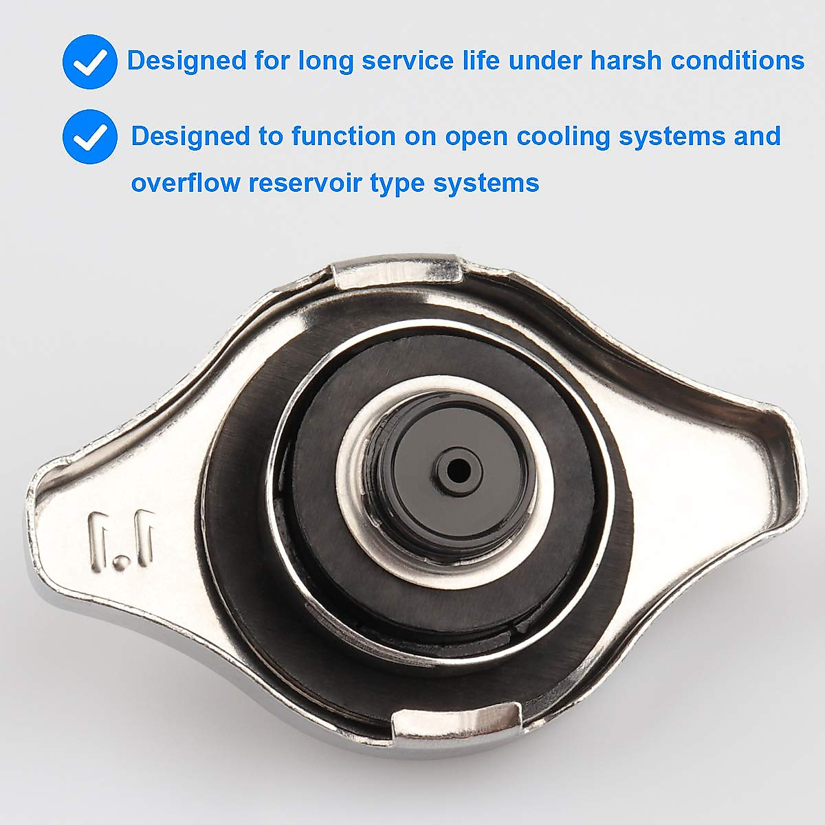 Radiator Cap, Replace 19045-RAA-003, 19045RAA003, 19045 RAA 003 Compatible with Honda, Acura - Accord, Civic, CRV, Element, Fit, Odyssey, Pilot, Ridgeline, S2000, MDX, TL, RDX, RL, RLX, TLX, TSX, ZDX