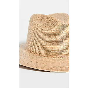 Lack of Color Women's Palma Fedora Hat, Natural, Tan, S-M