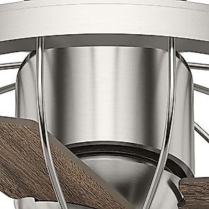 Hunter Fan Company 50798 Roswell Indoor Ceiling Fan with Wall Control, 16", Brushed Nickel Finish