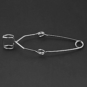 5pcs Spring Steel Test Tube Clip Clamp Labs with Finger Grips Laboratory Experiment Testing Holder Tool,14.5cm / 5.7inch