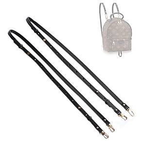 1 pair genuine leather straps replacement match to Palm Springs mini backpack