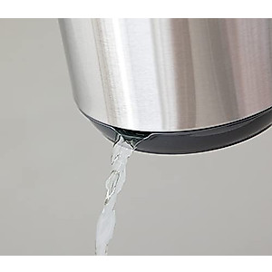 Knife Block and Utensil Holder for Kitchen Counter Storage Organization, Stainless-Steel Holder with Built-In Water Drip Tray