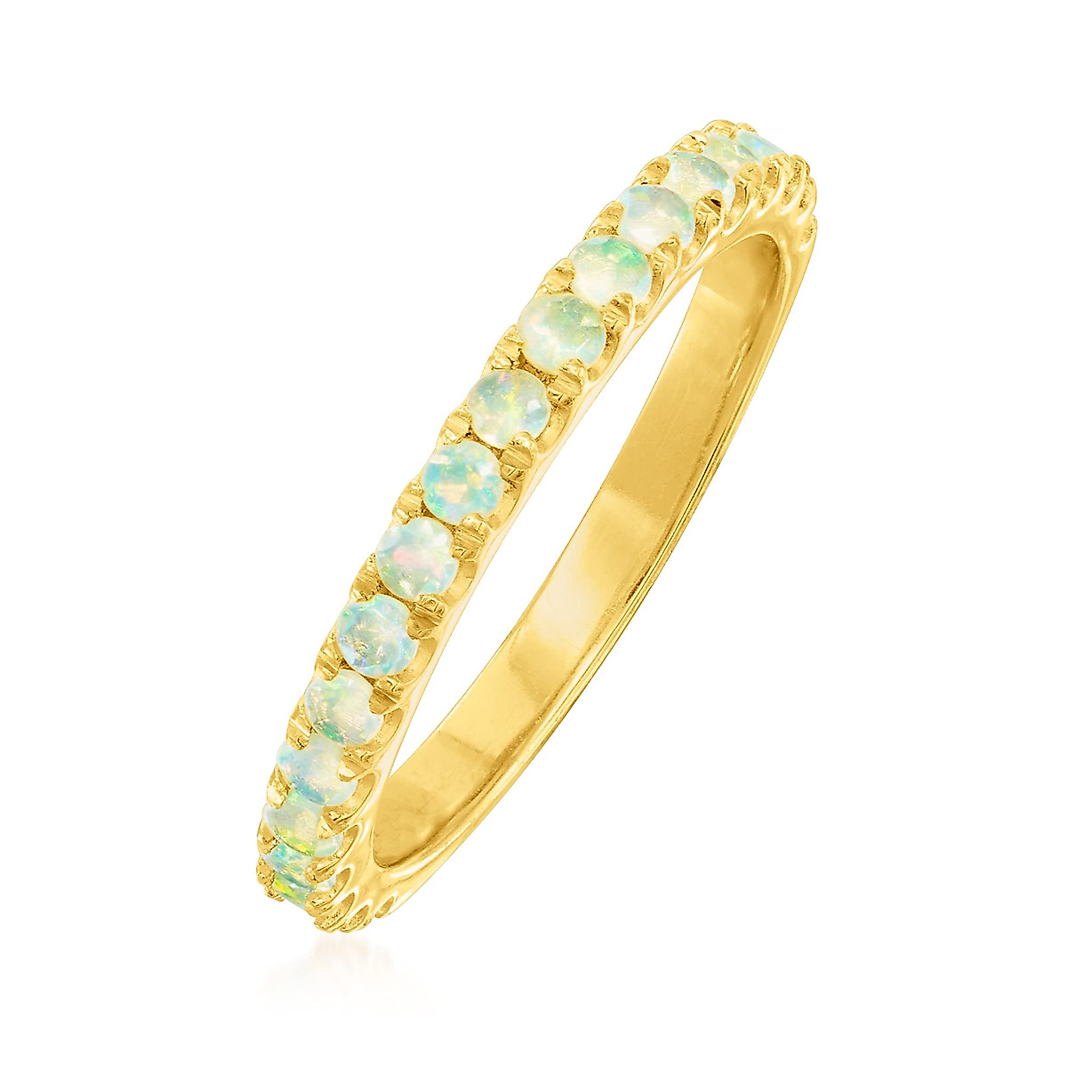Ross-Simons Opal Ring in 18kt Gold Over Sterling. Size 7