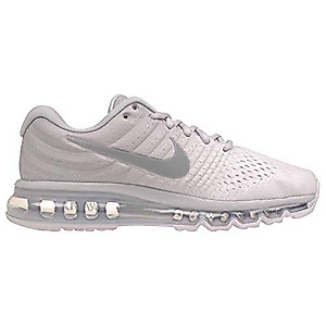 Nike Womens Air Max 2017 Low Top Lace Up Running Sneaker (10, Pure Platinum/Wolf Grey-White)