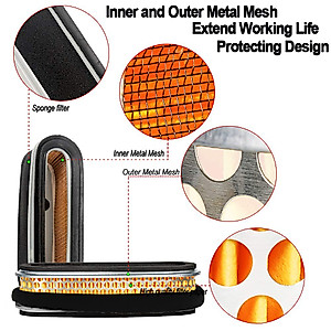 HIFROM 2PCS AIR Filter Replacement for Honda GXV160 HR216 HRU216 HRA216 HRU216D HUT216 HRU19 New 17211-ZE7-W03 7-08351