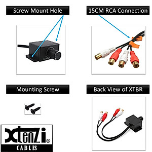 Xtenzi Amplifier Universal Bass Volume Knob Line Level Control Remote XTBR9-LC1