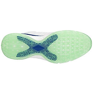 adidas mens Eg4871 Golf Shoe, Ftwr White/ Teal Royal Blue/ Glory Mint, 10 US