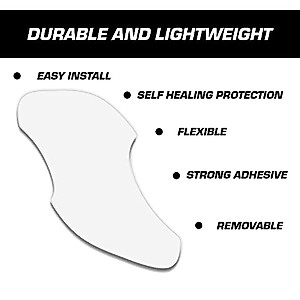 Factory Crafts Door Handle Cup Overlay Stone Guard Paint Protection Film Clear PPF Digitally Cut Universal Fit - Clear Film (x4)