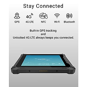 Minno Intrepid Rugged Windows Tablet with 2D Scanner (8 Inch)