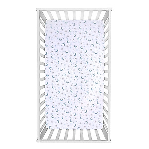 Trend Lab Celestial Space 3 Piece Crib Bedding Set, Includes Nursery Quilt, Fitted Crib Sheet and Crib Skirt 103728