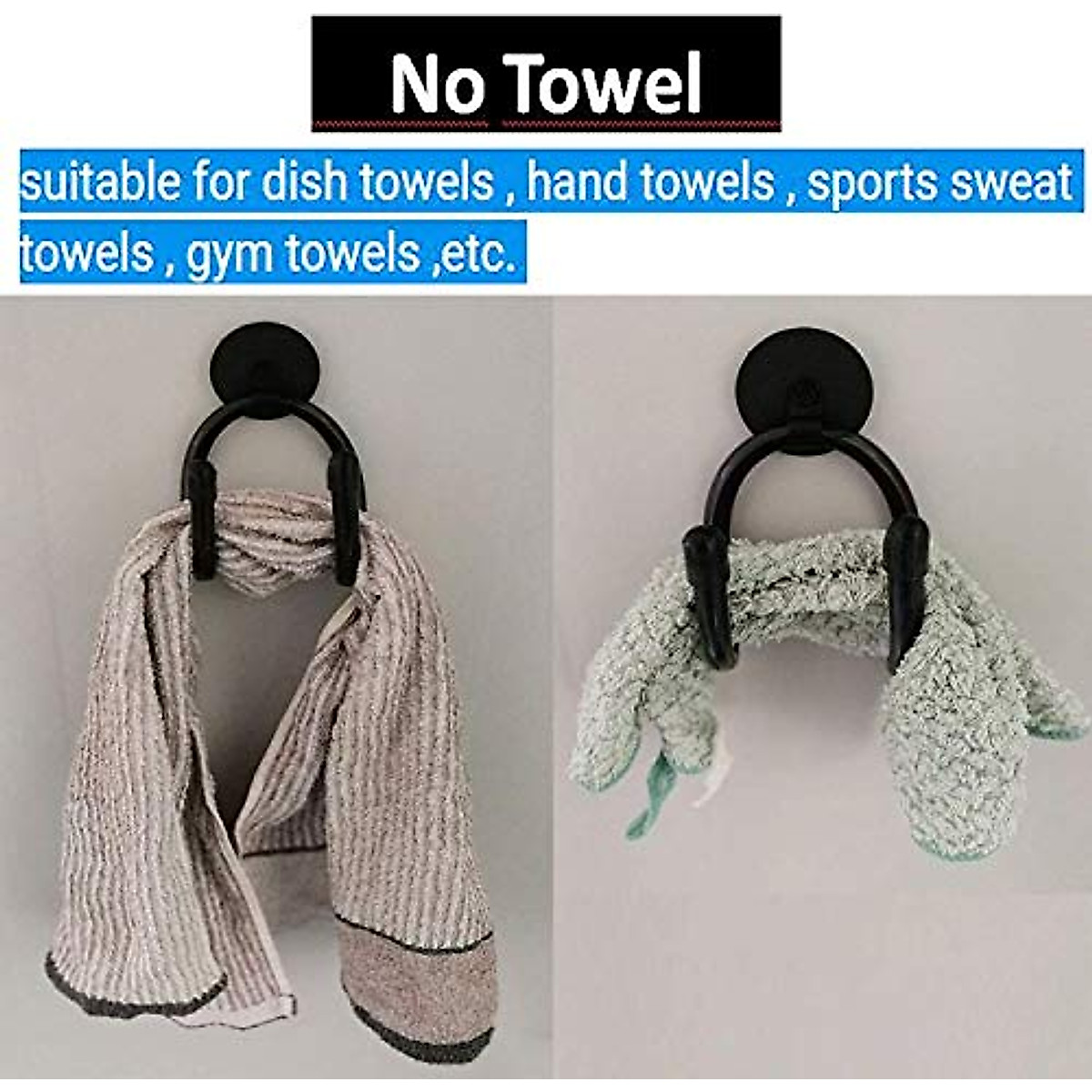 Magnetic Towel Hook Towel Hanger Rack Towel Holder for Kitchen Dish Towels , Hand Towels, Sports Sweat Towels , Gym Towels, Bath Towels, etc. - Hold up to 5 Lb - Strong Magnet - No Towels