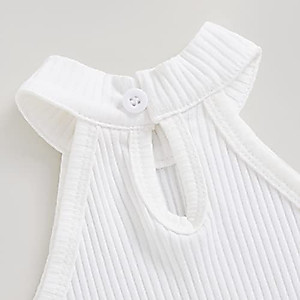 Kids Toddler Little Girl Summer Clothes Sleeveless Knit Tank Top Mini Skirt Bag Belt Set 3PCS Outfits for Baby (Sleeveless+Pink, 3-4 Years)