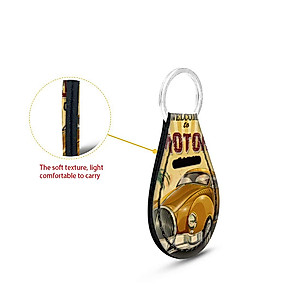 AFPANQZ Cute Daisy Keychains Keyrings Coins Chapstick Holder Keychain with Metal Ring Wristlet Lanyards Pouch for RFID Key NFC Smart Key Cute Key Chain Wristlet Lanyards