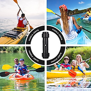 BESPORTBLE 2pcs Paddle Connector Screw Joint Tool Kayak Paddle Joint Paddles Joint Boat Plastic Paddles Joint Boat Paddle Connection Pipe Paddle Joint Connector Paddle Joints