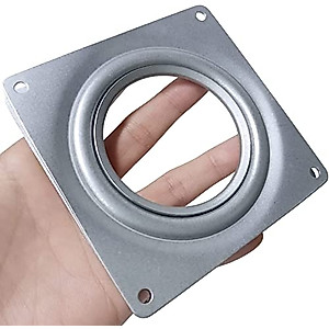 4 Inch Table Turntable Rotating Plate Display Base Stand Round Plate Display Base plategalvanized Steel Square Desk Tool Table Turntable Rotating Plate