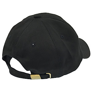 SYWHPS Dm Hat MM More Food Hip Hop Rap Dad Hat Baseball Cap Embroidered (Black)