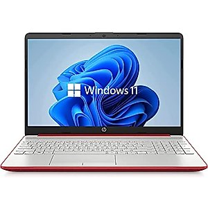 HP 15.6in Laptop (Intel Pentium Quad-Core N5000, 8GB Hugo Tech Mart RAM, 128GB SSD, HDMI, WiFi, Bluetooth, HD Webcam, Windows 11 S) (Renewed)