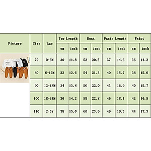 Toddler Baby Boy Clothes Set Letters Print Long Sleeve Crewneck Sweatshirt Tops and Pants Set 2Pcs Fall Winter Outfits (B-Black White, 6-12 Months)