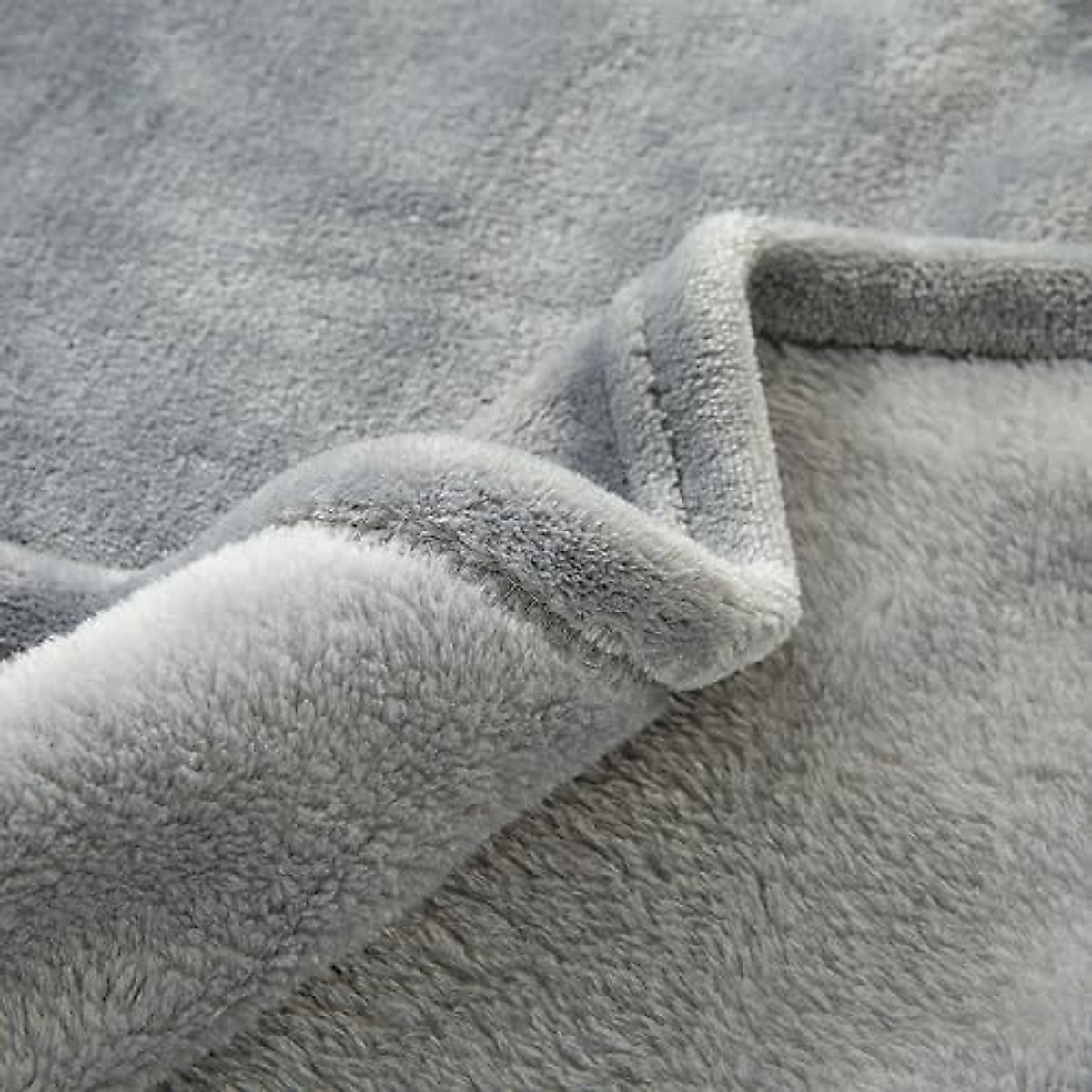 BEDELITE Baby Blankets for Boys and Girls 30" x 40", Soft Cozy Fuzzy Fleece Blanket for Kids Infant Newborn, Warm and Breathable Toddler Blanket for Crib Stroller Bed Travel, Grey