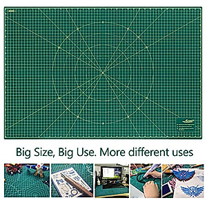 Self Healing Rotary Cutting Mat 36x24 Inch Double Sided Perfect for Crafts Quilting Sewing Scrapbooking A1