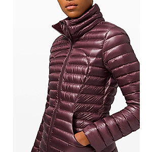 Lululemon Pack It Down Long Jacket Shine (Bordeaux Drama, numeric_4)