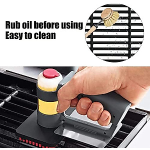 QuliMetal 18.75" Cooking Grates for Weber Genesis II 300 and Genesis II LX 300 Series Gas Grills, Genesis II E&S 310 315 320 325 340, Replacement Parts for Weber 66095 66802,66805, Cast Iron