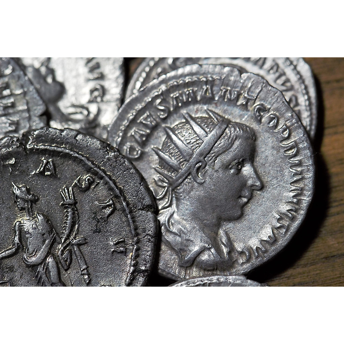 1700 Year Old Ancient Roman Empire Silver Double Denarius Coin (Antoninianus) Very Fine or Better Condition