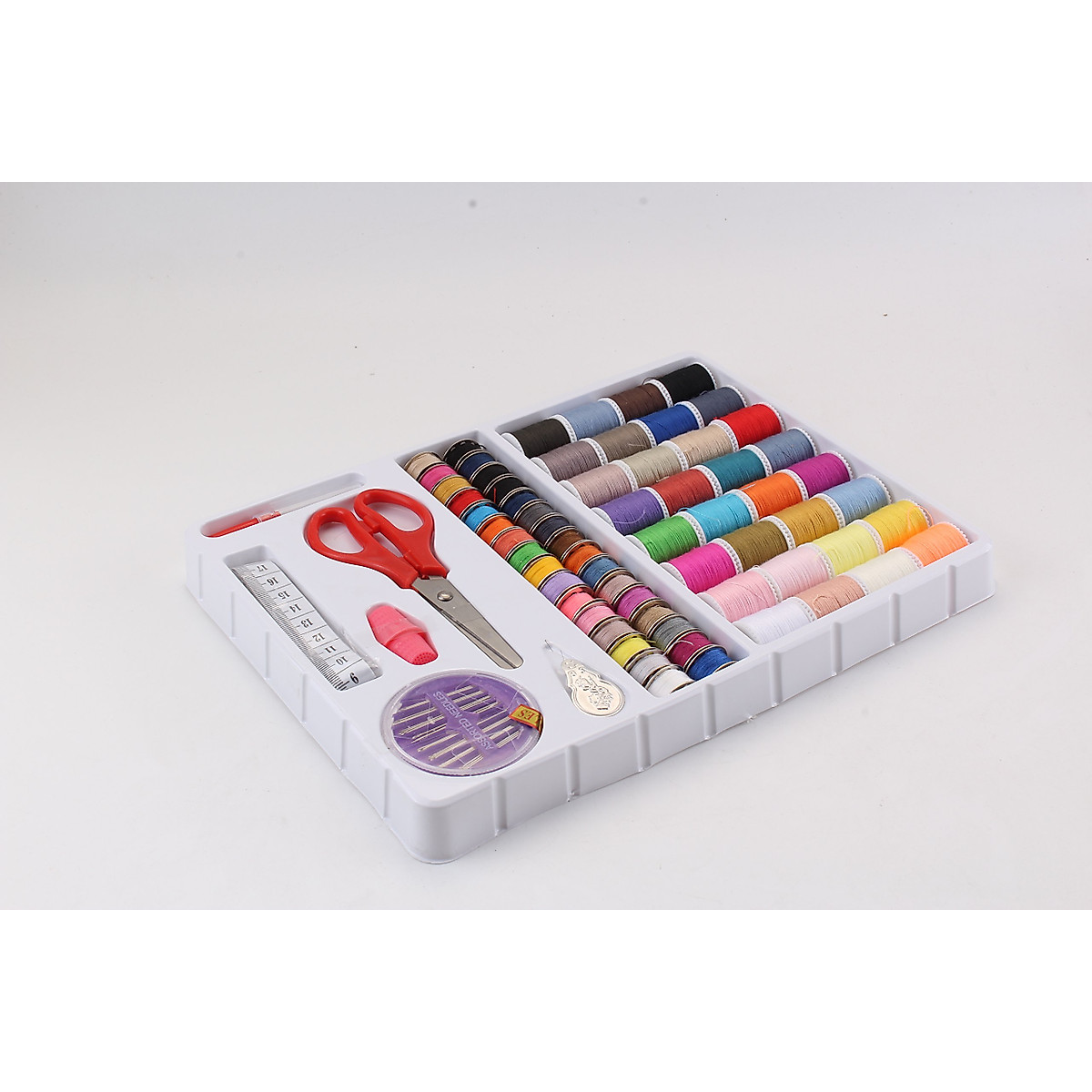 Michley Sewing Kits with100 Pieces, 32 Bobbins in, 1.0-inches by 8.0-inches by 9.8-inches, Multi-Color