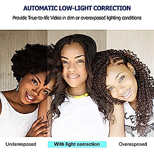 Spedal Streaming Webcam with Microphone, Software 1080P Full HD H.264 USB Computer Web Camera for Desktop Laptop Video Calling, Software can Support Windows/Mac OS