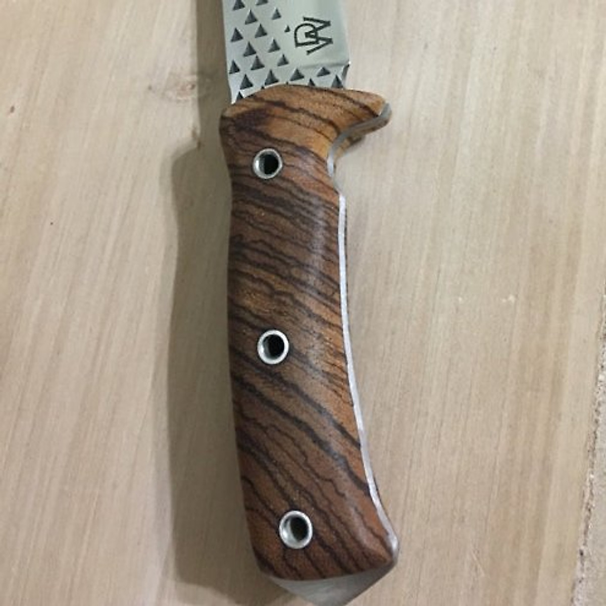 Bookmatched Zebrawood Knifes Scales, Handle Blank Exotic Knife Scales Wood